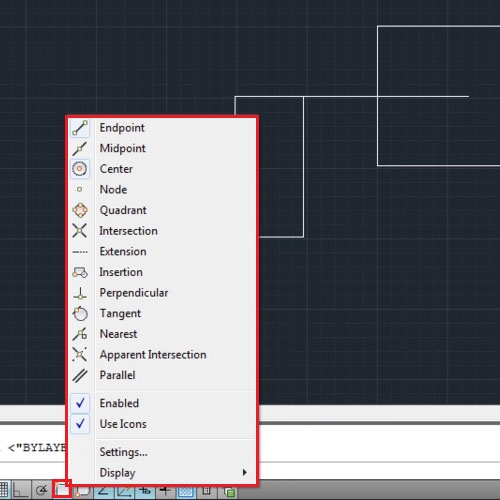 How To Work With The AutoCAD Object Snap Option HowTech