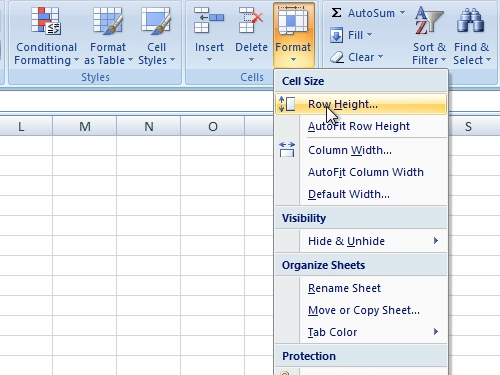 How To Change Excel 2007 Cell Size HowTech