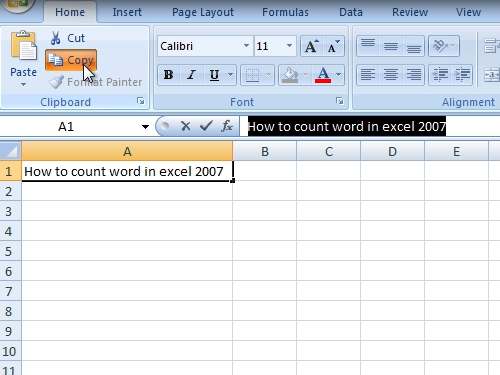 How To Count Words In Excel 2007 HowTech