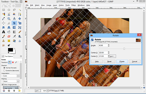 How To Rotate Image By Degrees In GIMP HowTech