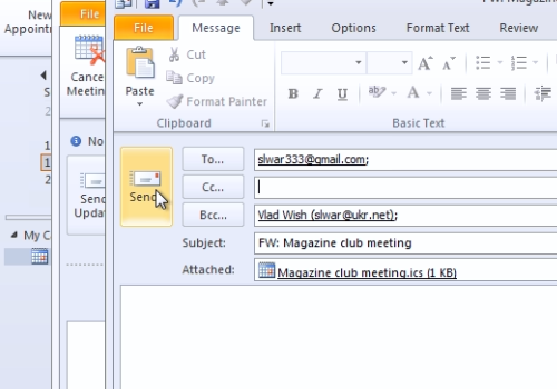 How To Add Bcc In An Outlook 2010 Calendar Invite HowTech
