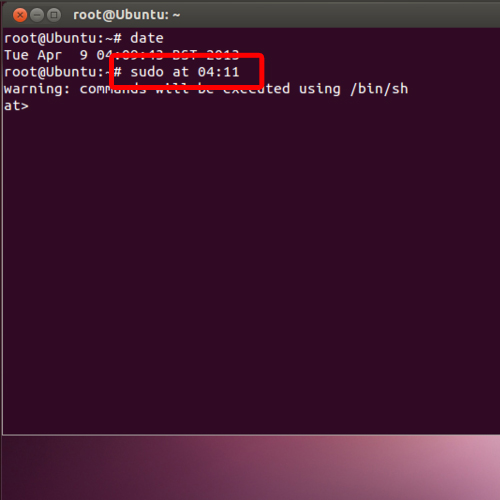 How To Use Unix AT Command HowTech