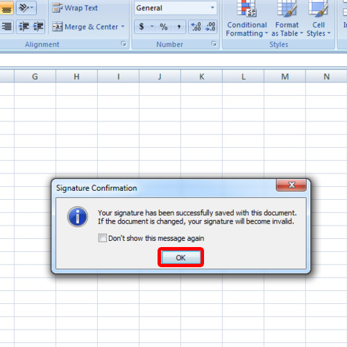 How To Create And Add Digital Signature In Excel HowTech