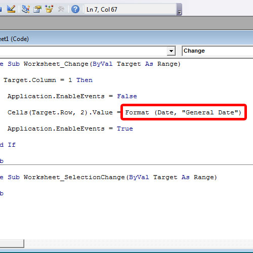 How To Format Date In Excel Via VBA HowTech