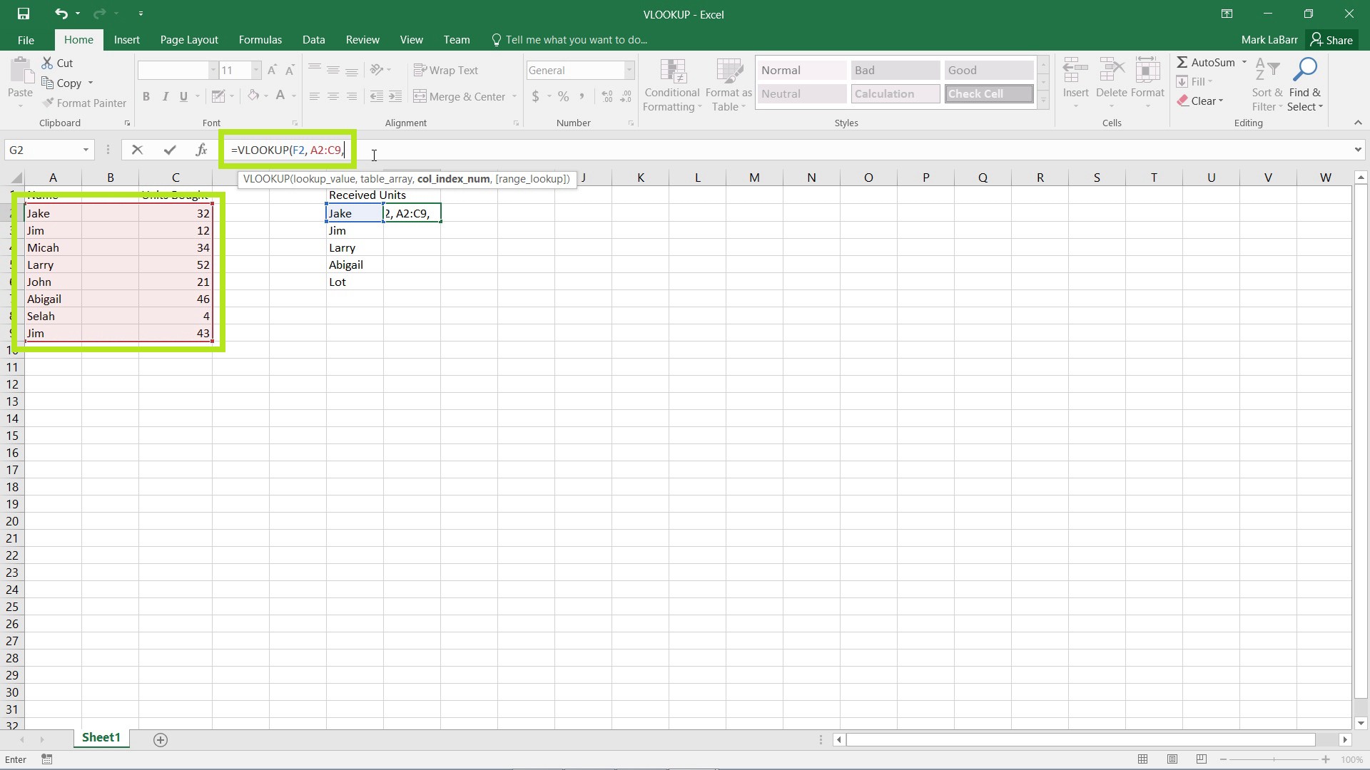 How To Use VLOOKUP In Excel 2016 HowTech