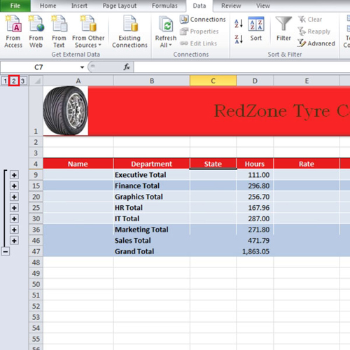 How To Insert Automatic Subtotals In Excel HowTech