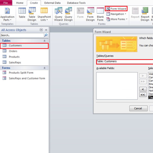How To Create A Form Using Form Wizard In Microsoft Access HowTech