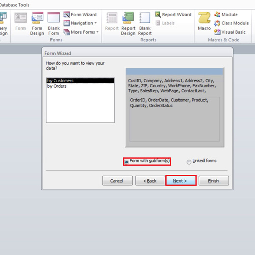 How To Create A Form Using Form Wizard In Microsoft Access HowTech