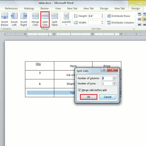 How To Modify Tables In Microsoft Word 2010 HowTech