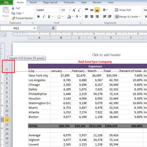 How To Adjust Columns Rows And Text In Excel 2010 HowTech