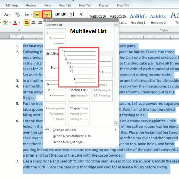 How To Use Bullets And Edit A List In Microsoft Word 2010 HowTech