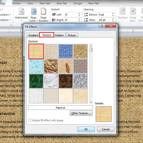 How To Apply A Page Background In Microsoft Word 2010 HowTech
