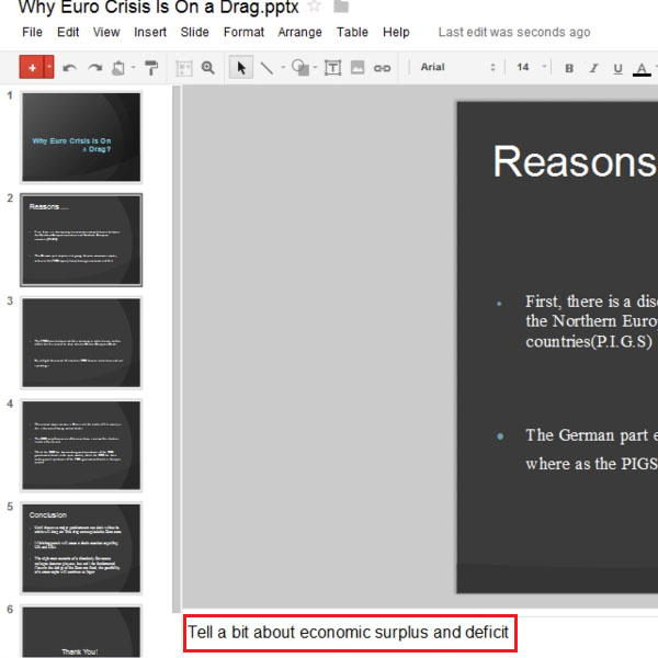 How To Play A Presentation And Add Speaker Notes To The Slides In