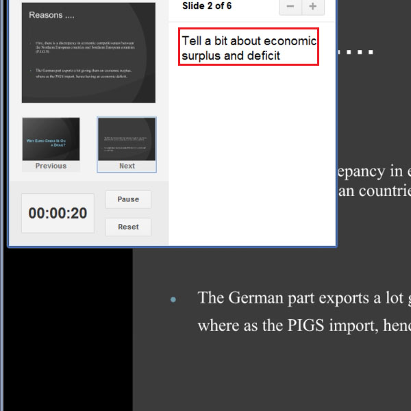 How To Play A Presentation And Add Speaker Notes To The Slides In 