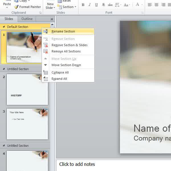 How To Separate Your PowerPoint Slides Into Sections HowTech